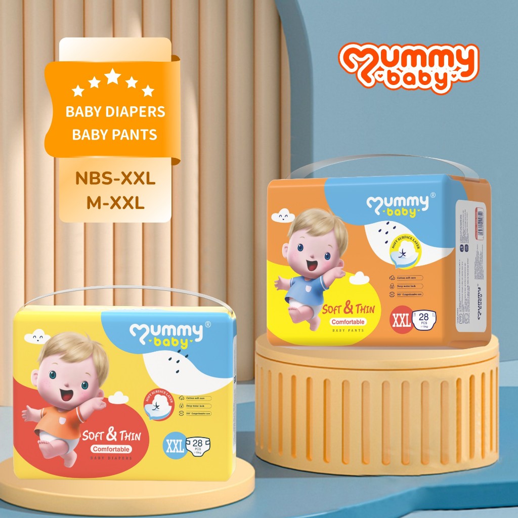 MUMMY BABY Pull-up Pants Baby diapers All size Large Size Medium L XL ...