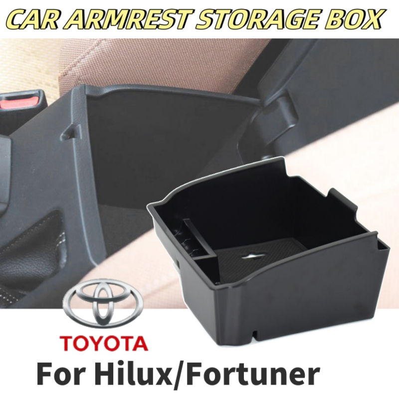 For Toyota Hilux Fortuner Multifunctional Car Armrest Center Console ...