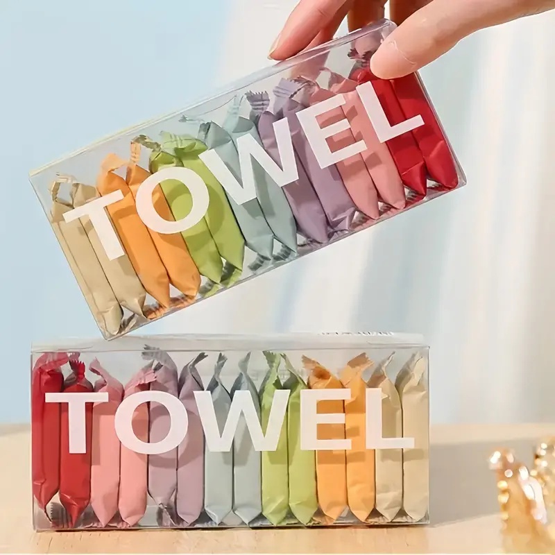 7pcs/14pcs One Week Disposable Portable Compressed Towel Set Travel ...