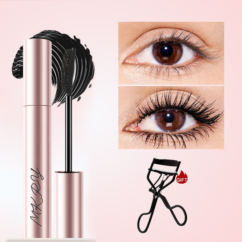 Mkry Sunflower Mascara Slim Brush Head Waterproof Non-blooming Long ...