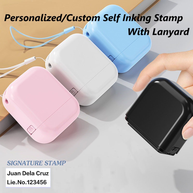 【Free ink】Custom Name Stamp For Baby Kids Cute Teacher Clothes Diy ...