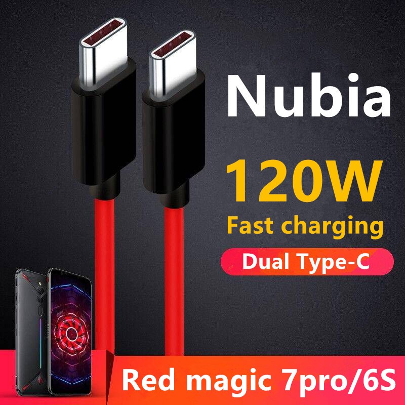 Suitable For Nubia Red Magic 120W Data Cable For 7pro/6S/5S/3S Mobile ...
