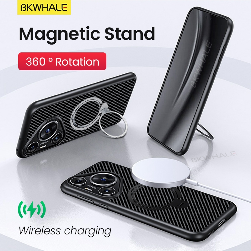BKWHALE Carbon fiber magnetic phone case For Huawei Pura70 Pro Pura70 ...