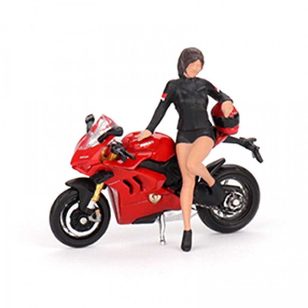 Mini GT MGT00682-L 682 1/64 Ducati Panigale V4 S with Ducati Girl ...