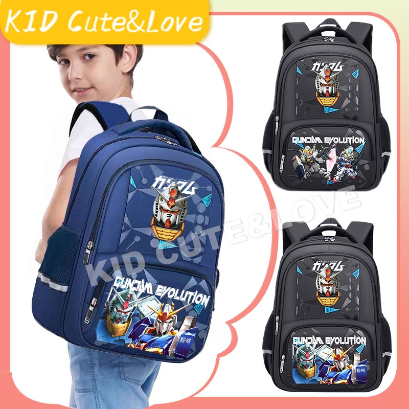 45cm Gundam Bag For Kids Boys Bagpack Robot School Bag Waterproof ...