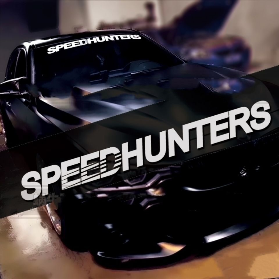 SPEED HUNTERS Windshield Decal Car Sticker Banner Graphics Vinyl ...