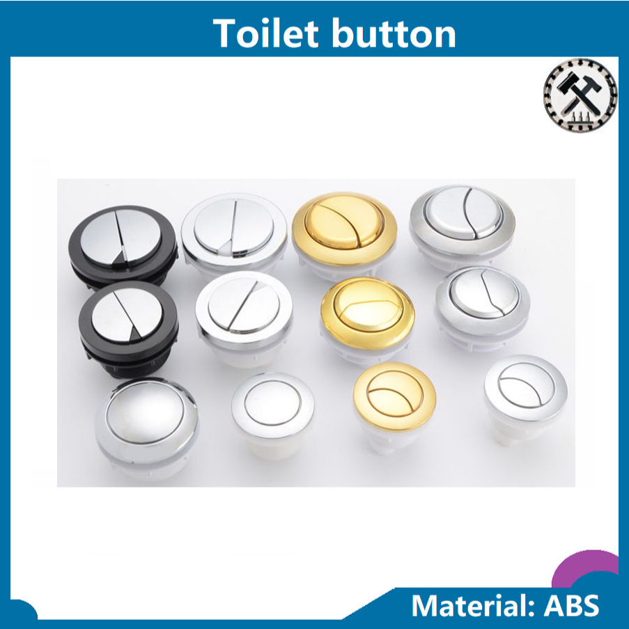 【KH】 Toilet lid button accessories single and double button round ...
