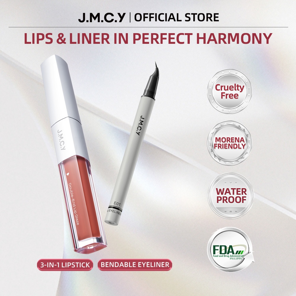 JMCY Liquid Lipstick Matte Lip Gloss 48H 3 in 1 Transfer Proof Long ...