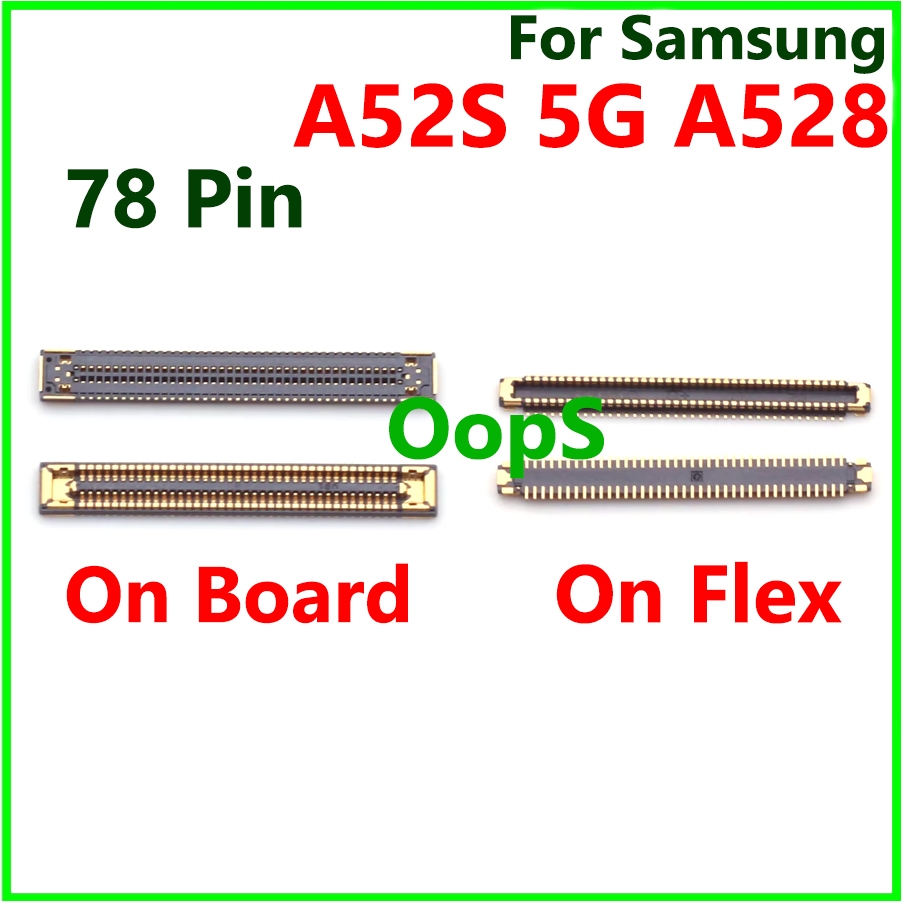 For Samsung A52S 5G A528 Phone LCD Display Screen FPC Connector On Main ...