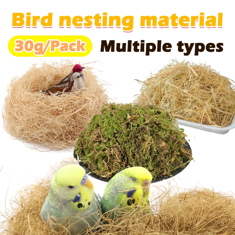 Bird nesting material Raffia Grass Bird nest fillers for love birds ...