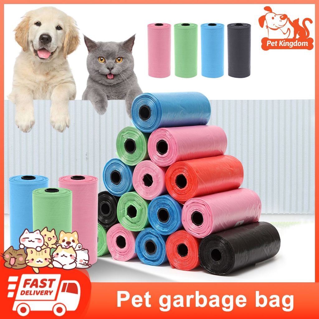 Pet Refill garbage bag dog plastic poop bag waste disposable pet Poop ...