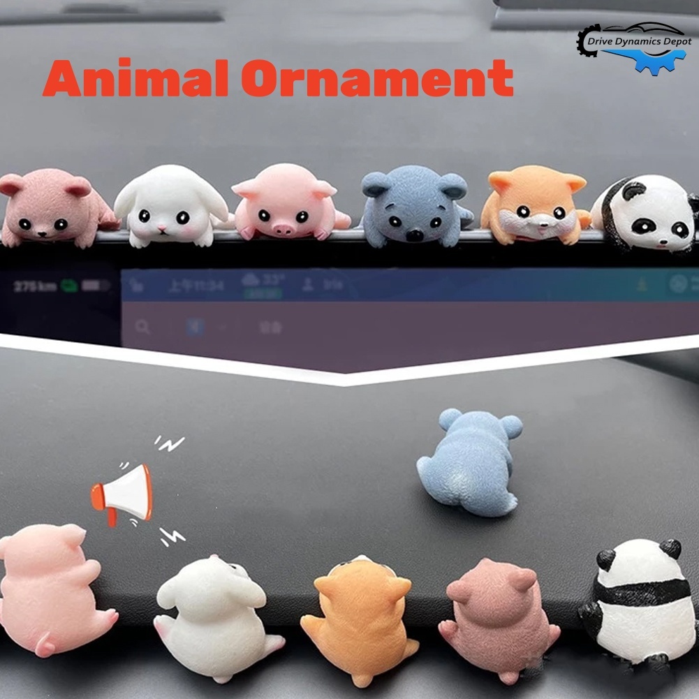 Small Animal Ornaments Car Navigation Device Screen Decoration Computer ...