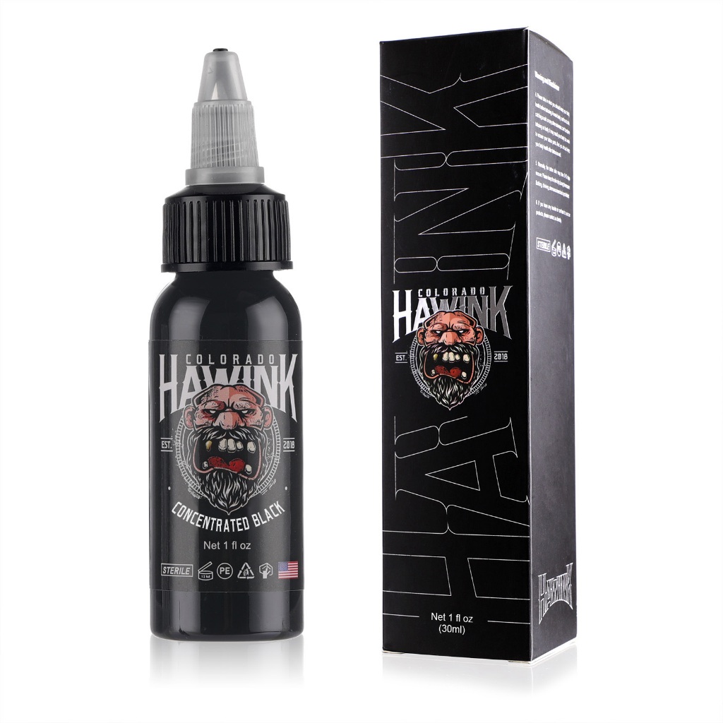 Hawink Concentrated Black Tattoo Inks 15ML/30ML/120ML/200ML/240ML ...