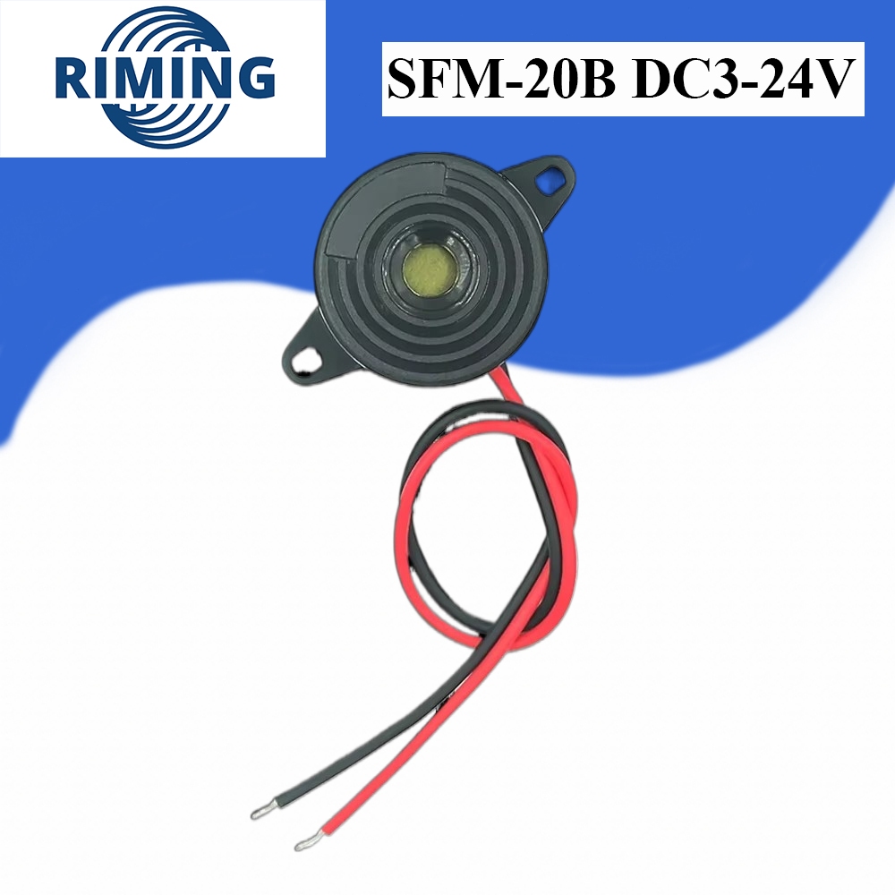 SFM-20B DC3-24V Durable 3-24V Piezo Electronic Buzzer Alarm 95DB ...