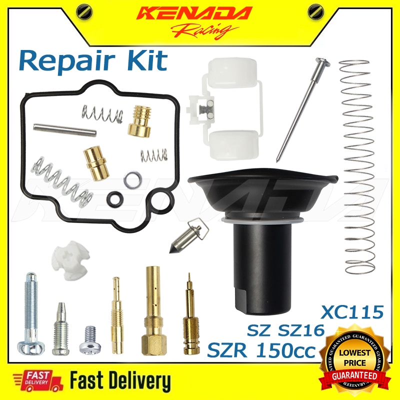 Carburetor repair kit YAMAHA SZ SZ16 SZ 16 SZR 150cc v1 v2 v3 XC115 CARBURATOR DUAL CABLE ...