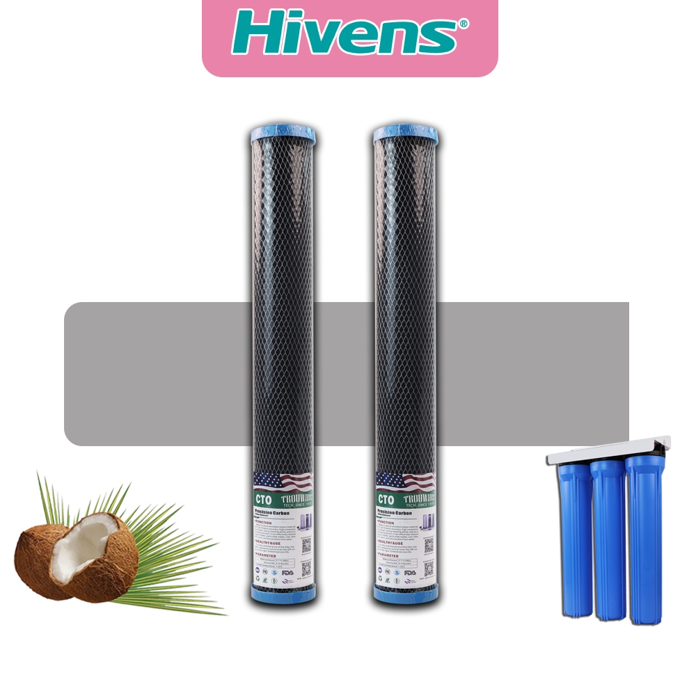 20 Inche Universal Coconut Shell Compress Activated Carbon CTO Water ...