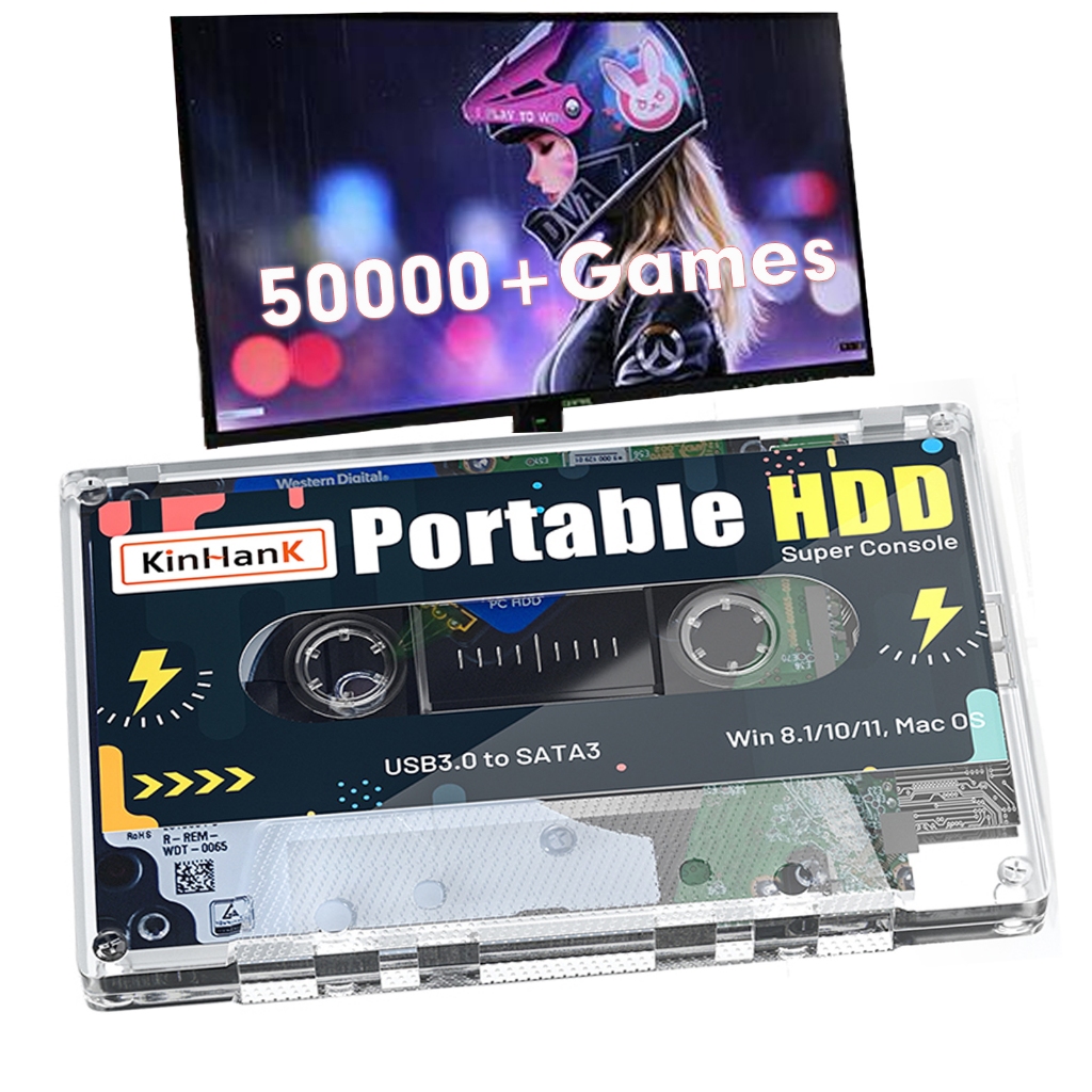 Portable Retro Gaming: 320GB Hard Drive for PS2, PSP, PS1, N64, Wii ...