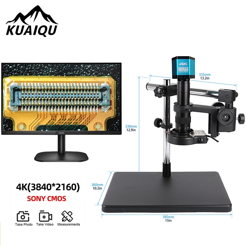 YIZHAN Microscope Metal Large Workbench Universal Bracket Digital Video ...