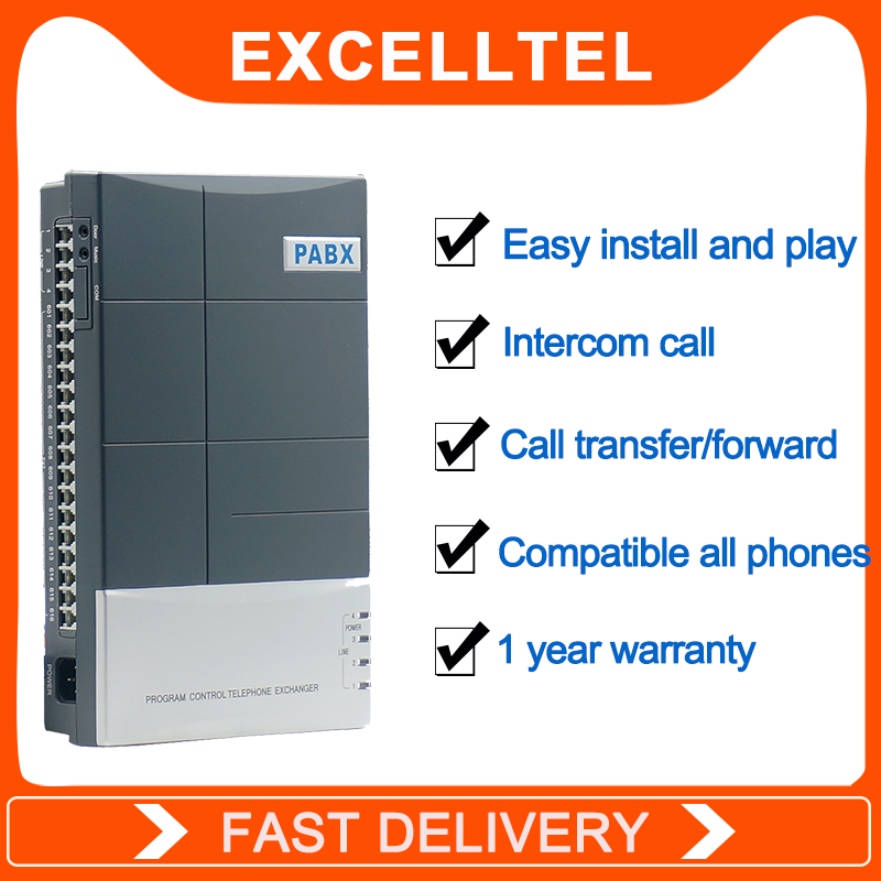 Mini telephone system PABX pbx intercom CS416 for office | Shopee ...