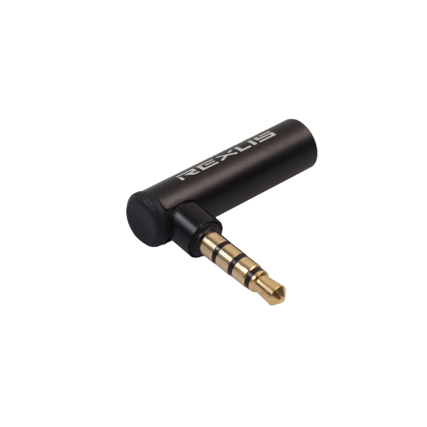 90 Degree 3.5mm Male to Female Audio Adapter OMTP to CTIA Earphone ...