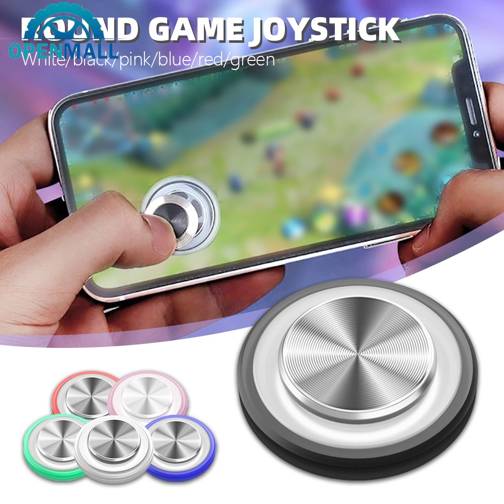 OM Round Game Joystick For Mobile Phone Metal Button Controller Easy ...