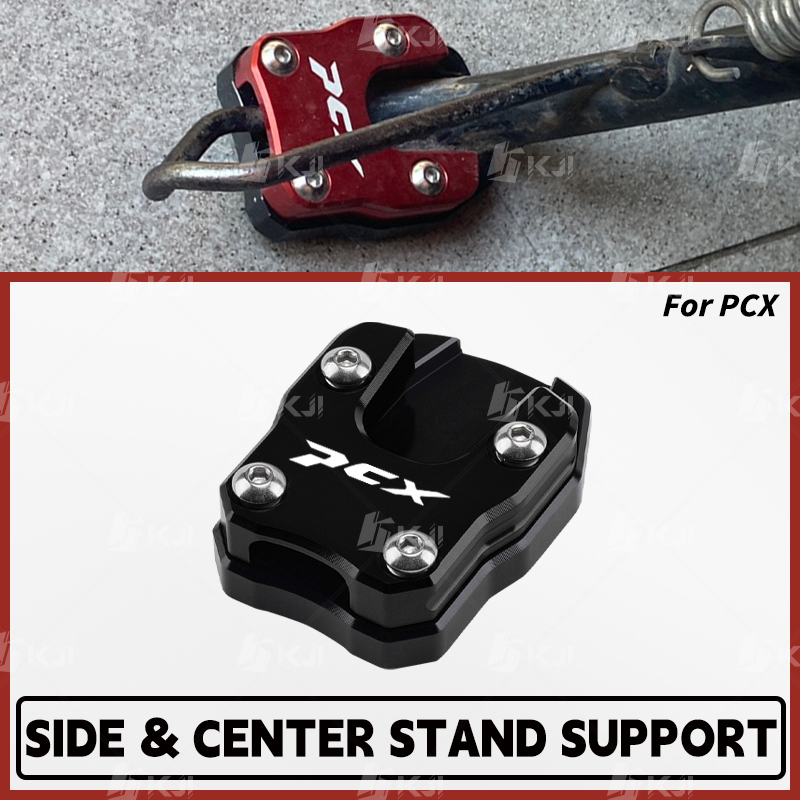 For Honda PCX 160/150/125 Side Stand Shoe Foot Kickstand Enlarger Pad ...