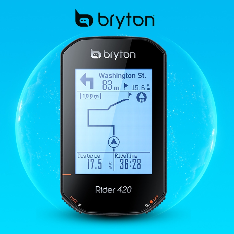 Bryton Rider420 Route Navigation Rider 420 420E GPS Bike Computer ...
