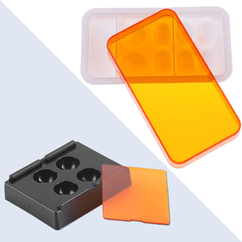 Dental Veneer Storage Box Teeth Patch Shading Light Case Denture ...