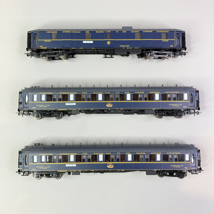 [Jouef1: 87 Train Model] French Blue Train with Light CIWL Oriental ...