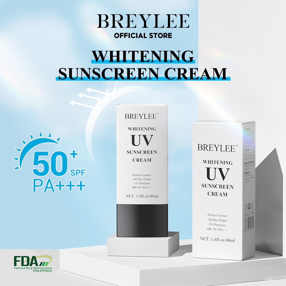 BREYLEE Sunscreen Cream Sunblock Whitening Sunscreen UV SPF50+++ Face ...