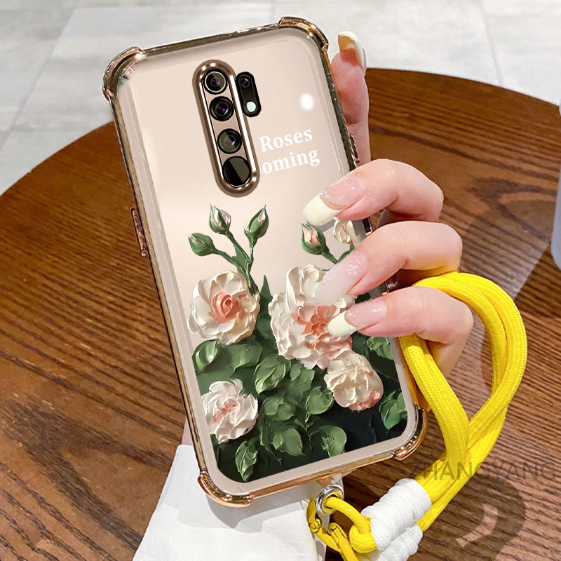 Case For OPPO A5 2020 A9 2020 Four corner anti drop electroplated phone ...