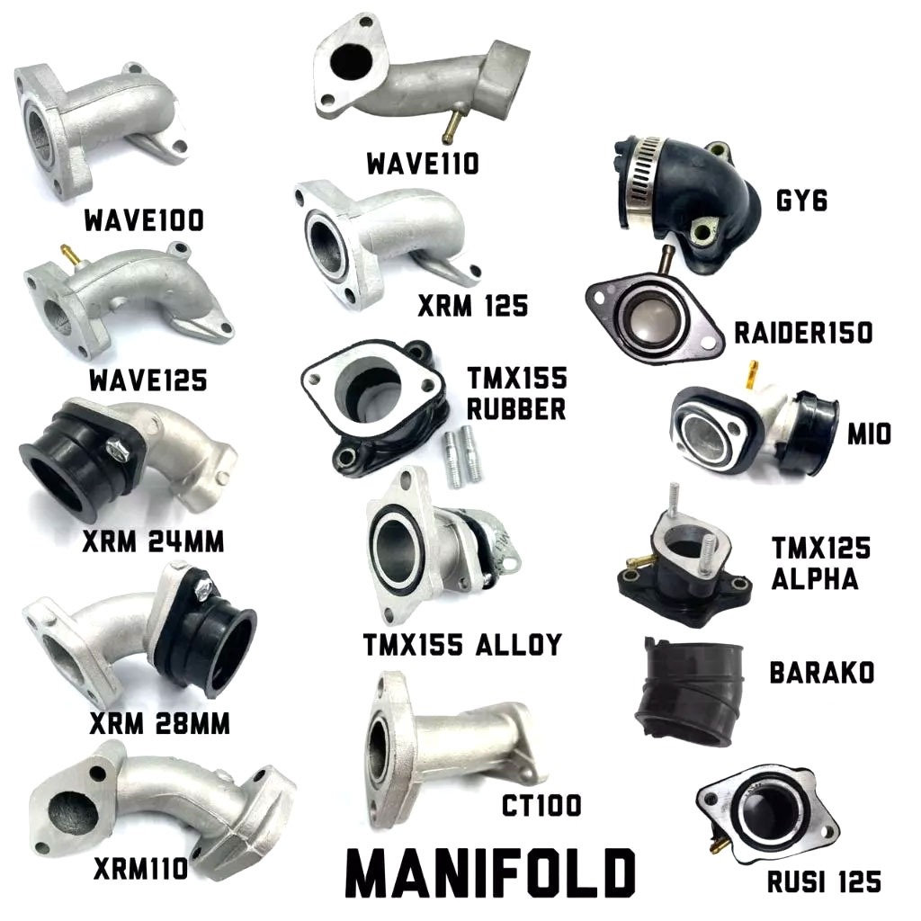 Manifold Carburetor Carb Intake Motorcycle TMX CT100 BARAKO WAVE100 XRM ...