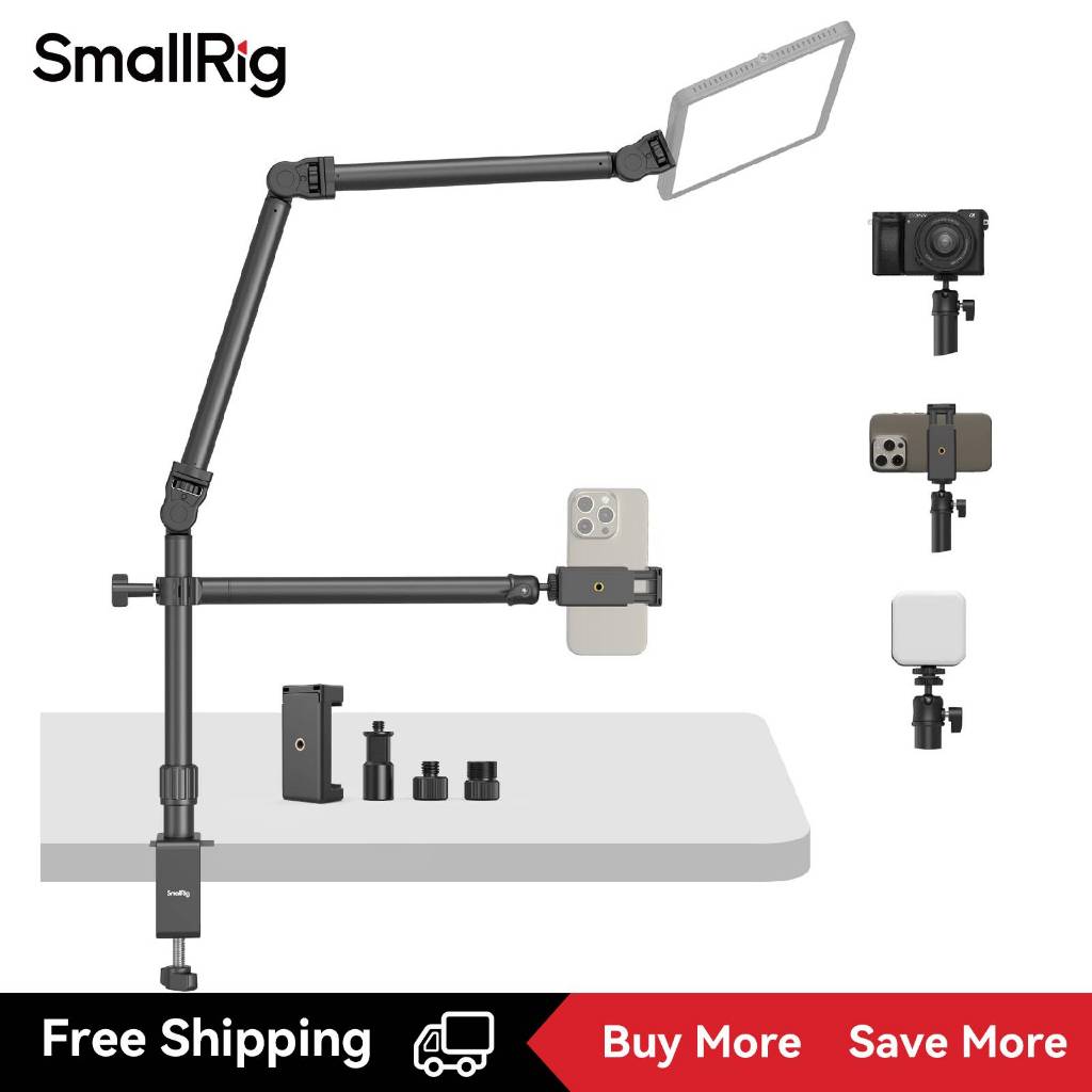 SmallRig Live Desktop Camera Bracket, Camera Desk Mount Stand with ...