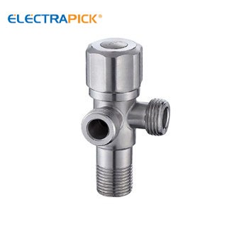 Electrapick Dual Compression Outlet Angle Stop Valve, Plumbing Fitting ...