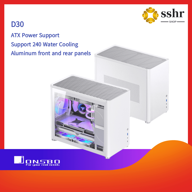 Jonsbo D30 M-ATX Case ATX Office Desktop Small Chassis With Aluminum ...
