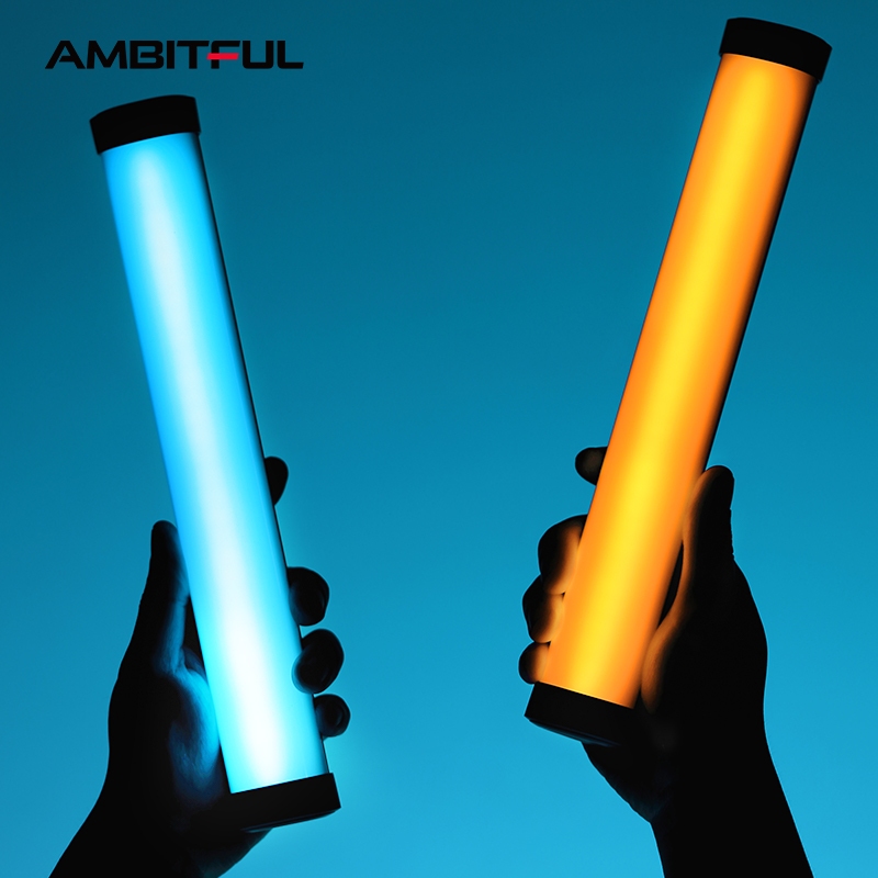 AMBITFUL A2 RGB 2500-8500K RGB LED Video Stick Tube Light APP Built-in ...