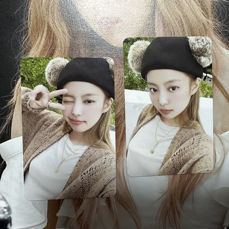 BLACKPINK Photocard Official JENNIE Album Photocard Kpop | Shopee ...