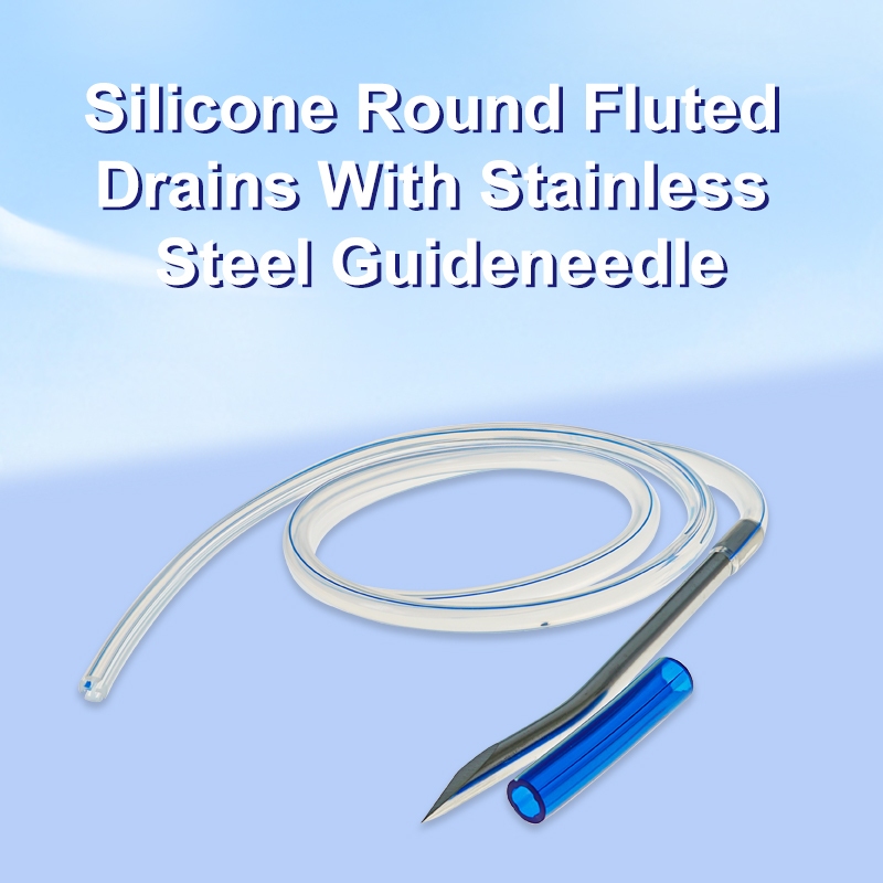 Tierazt 1PC Wound Drainage Cross Drainage Tube Medical Silicone Round ...