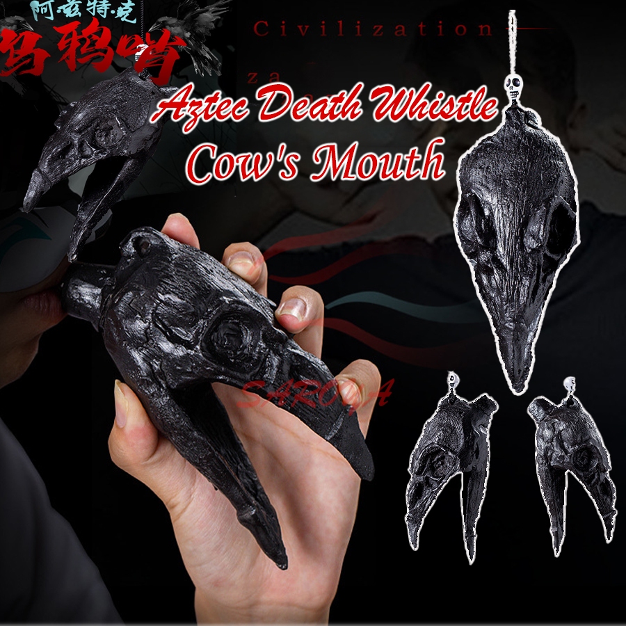 Aztec Death Whistle Crow's Mouth Shaped Loud Whistle Ornament Aztec ...