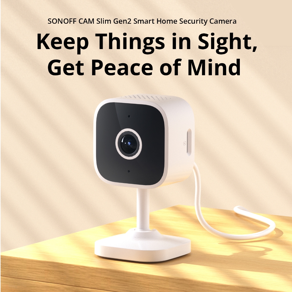 SONOFF CAM Slim Gen2 Smart Home Security Camera 1080P Human&Motion ...
