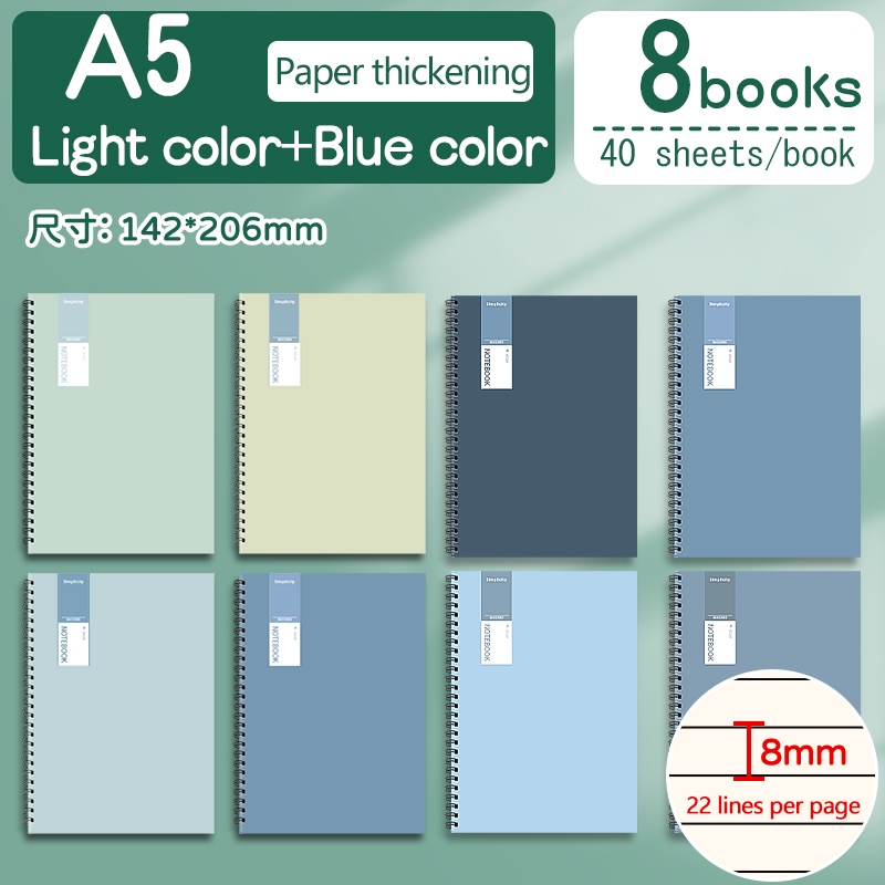 COD Spring Notebook A5/B5/ Flip Up Loose-Leaf Book Steno Notebook ...