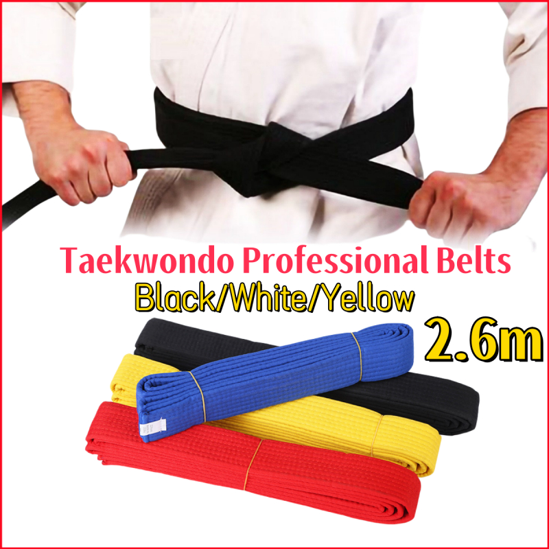260cm Shift Belt/Taekwondo Black Belt/Taekwondo Color Belts/Yellow Belt Taekwondo/White Belt ...