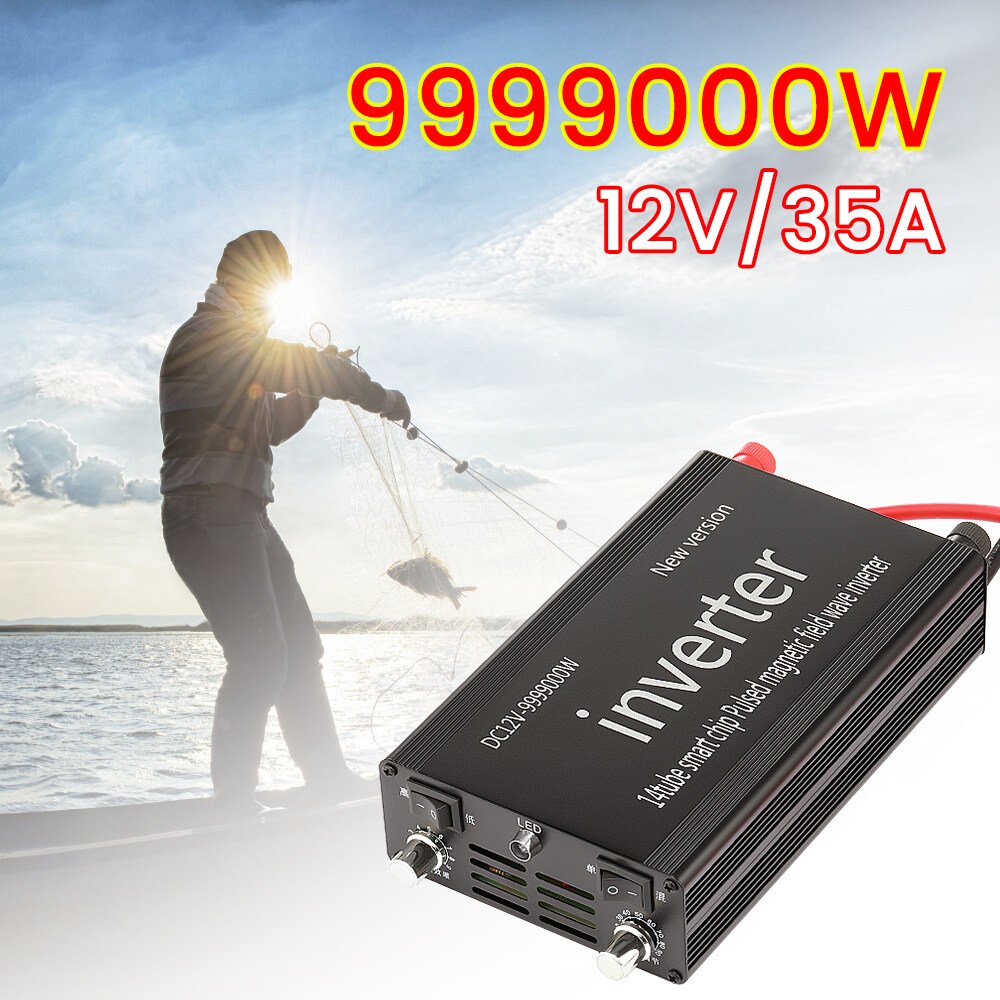 DC12V 9999000W electric fishing 12v full set Ultrasonic Inverter ...