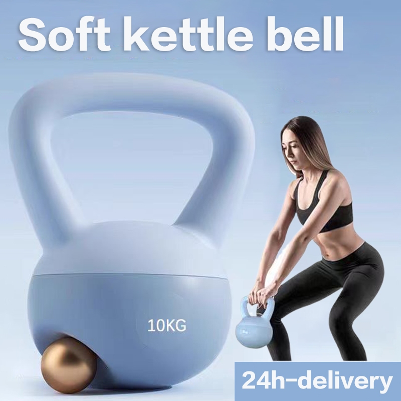 2.5-10kg Soft Kettlebell Pvc Dumbell Set Kettlebell High Quality Fitness Equipment | Shopee ...