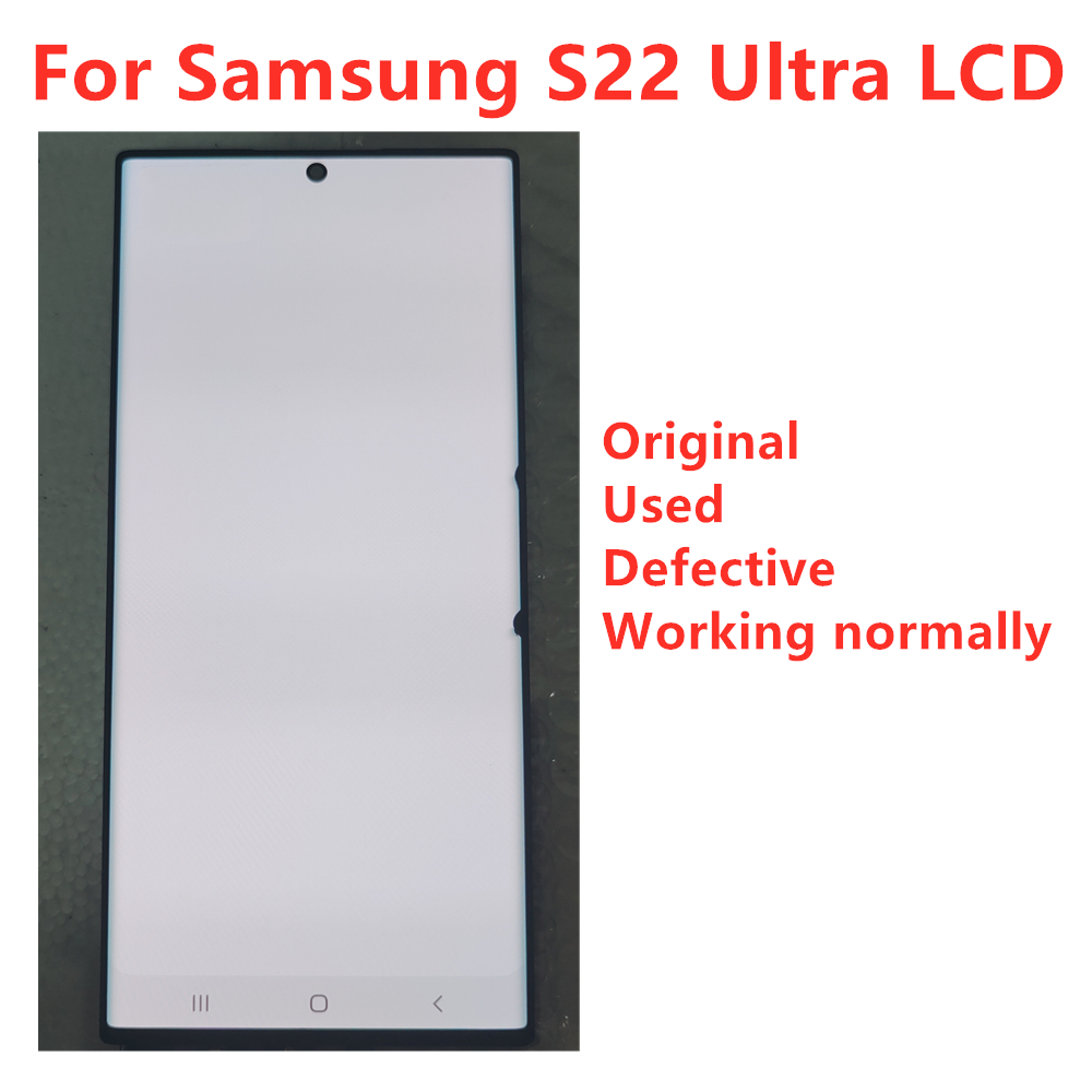 Super AMOLED Display Touch Screen For Samsung Galaxy S22 Ultra 5G S908 ...