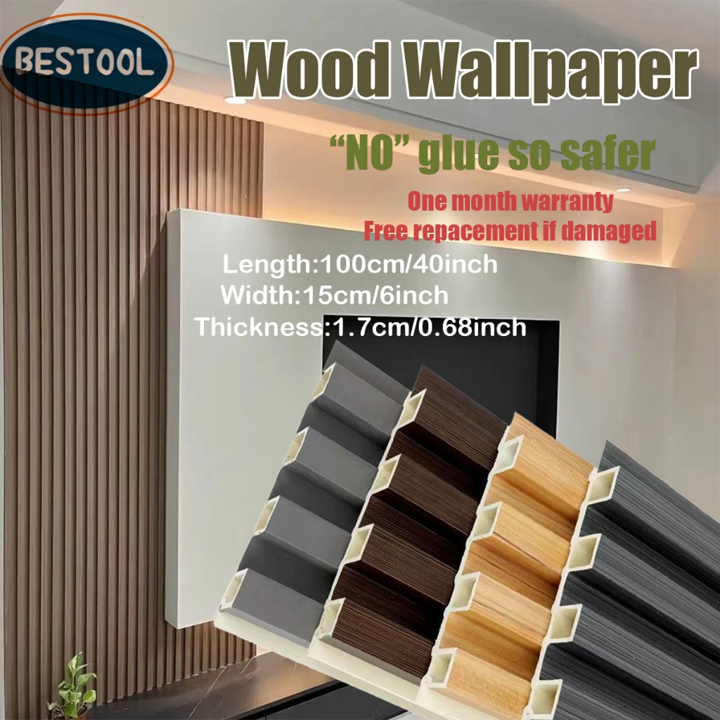 PVC Wood Panel Board Background Design Ecological Board Wall Decor ...