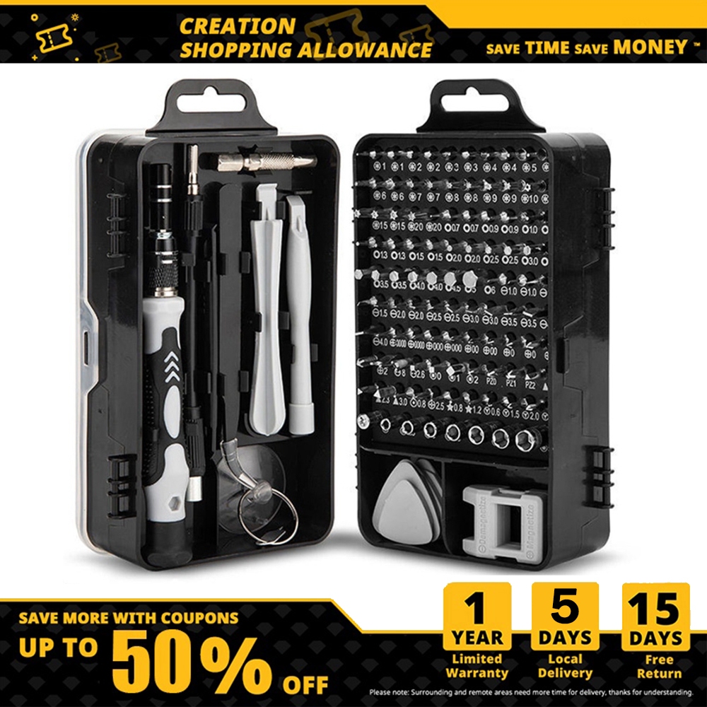117/130/138 In 1 Precision Screwdriver Sets, Computer Repair Kit with ...