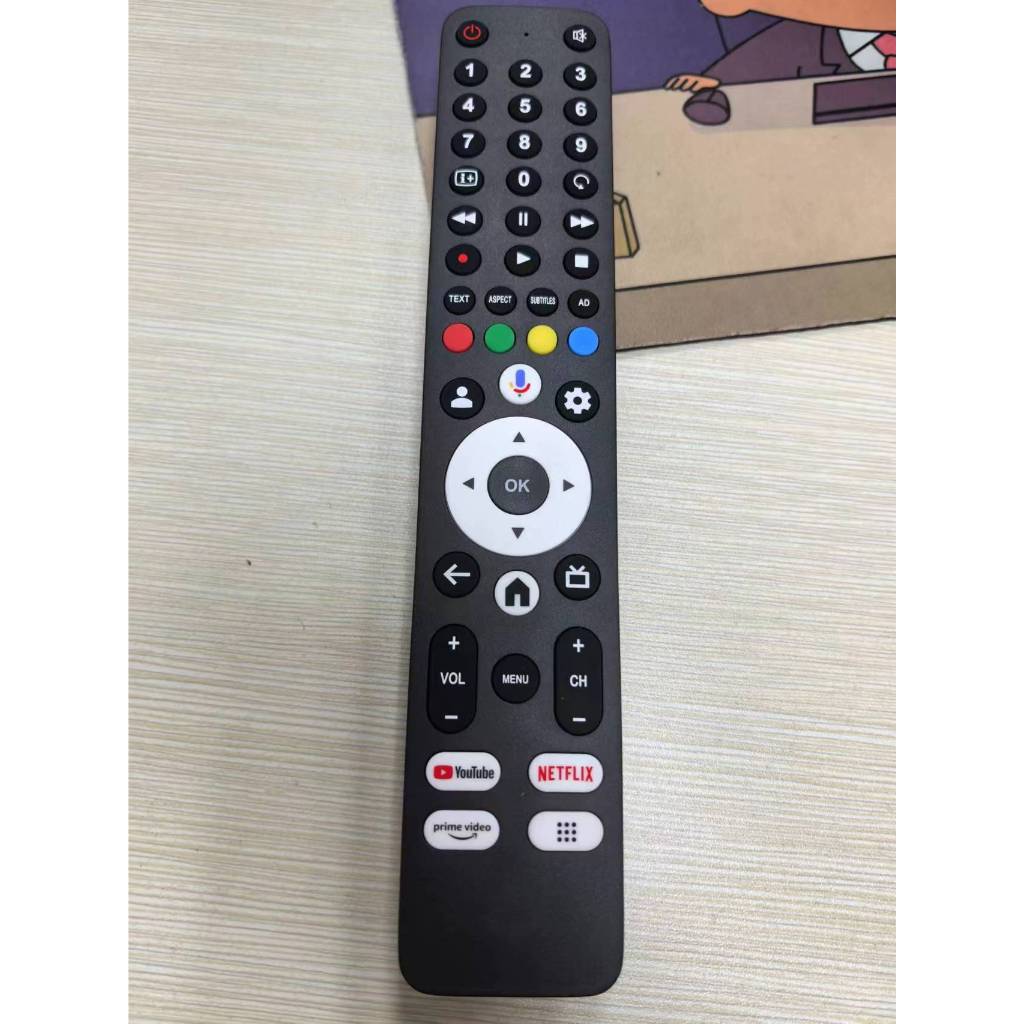 SHARP 4K 55 inch UHD HDR Google LED TV Remote Control SH-V10 Suitable ...