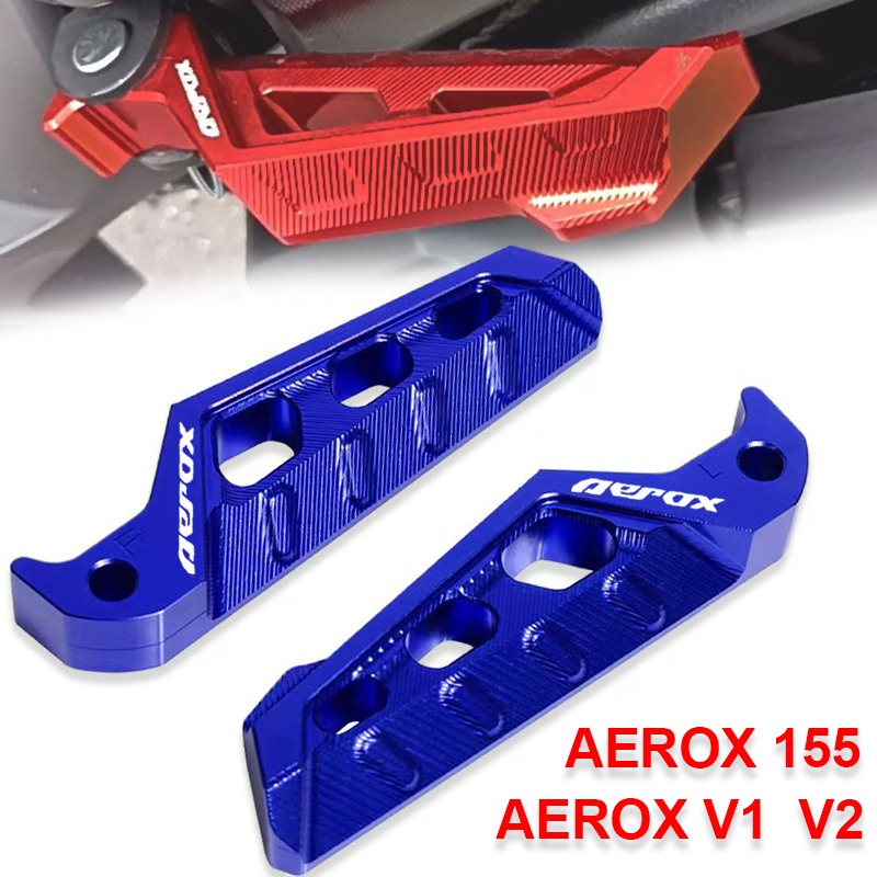 For YAMAHA AEROX V1 V2 Rear Footrest Aluminum Foot Pedal Motorcycle ...