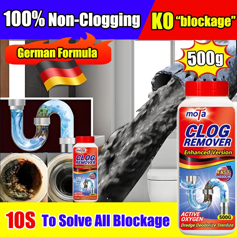 Buy 1 Take 1 German Sink Drain Cleaner Clog Remover Toilet Dissolves ...